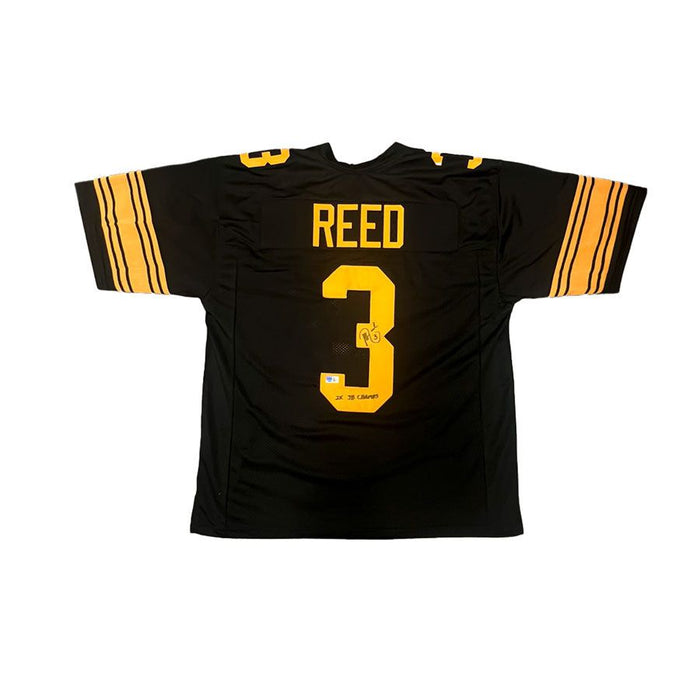 Jeff Reed Signed Custom Alternate Jersey with "2X SB Champs" — TSEShop