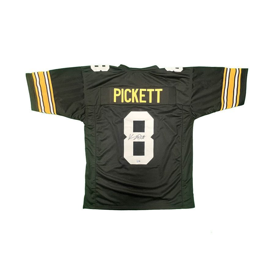 Kenny Pickett Signed Custom Black Pro-Style Football Jersey with Block ...