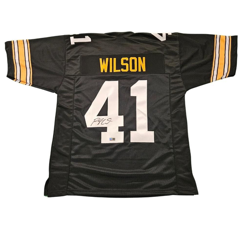 Payton Wilson Signed Black Custom TB Alternate Block Number Jersey ...