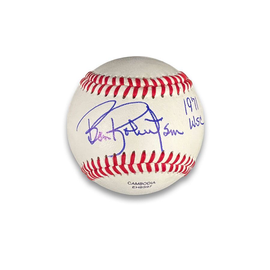 Bob Robertson Signed Official MLB Baseball with "1971 WSC" — TSEShop