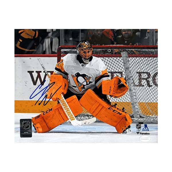 Casey DeSmith Signed In Ready Stance in White 8x10 Photo — TSEShop