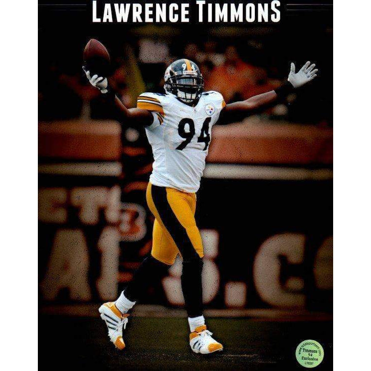 Lawrence Timmons Custom In White With "Lawrence Timmons" Header Unsign ...