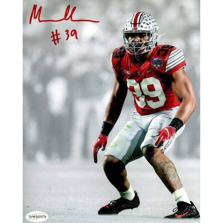 Malik Harrison Signed Ohio State Ready Spotlight 16x20 Photo — TSEShop
