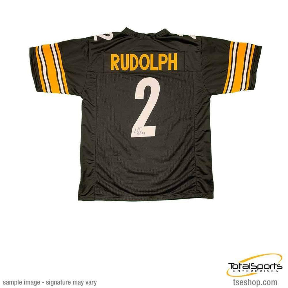 Mason Rudolph Signed Black Custom Jersey — TSEShop
